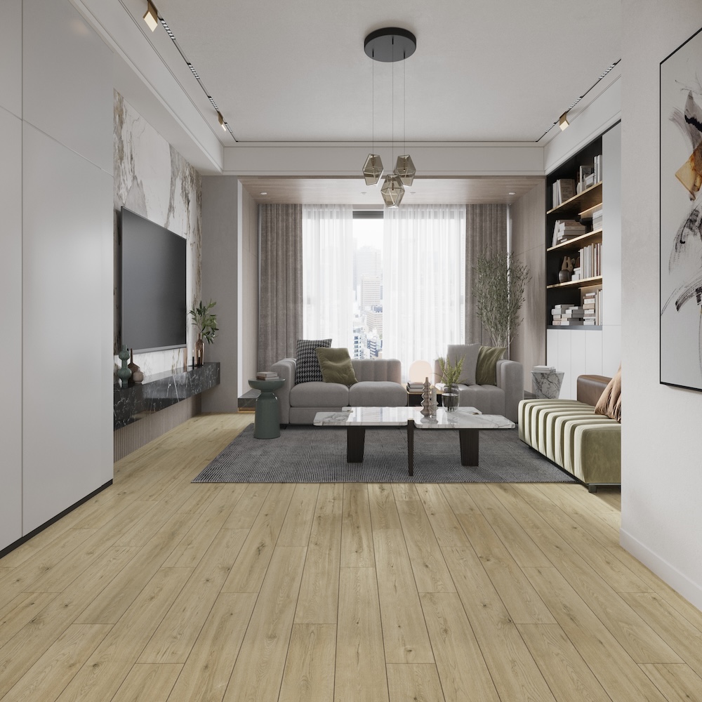 Classen Casa Prima 4V Richmond tölgy mintázatú vízálló laminált padló ...