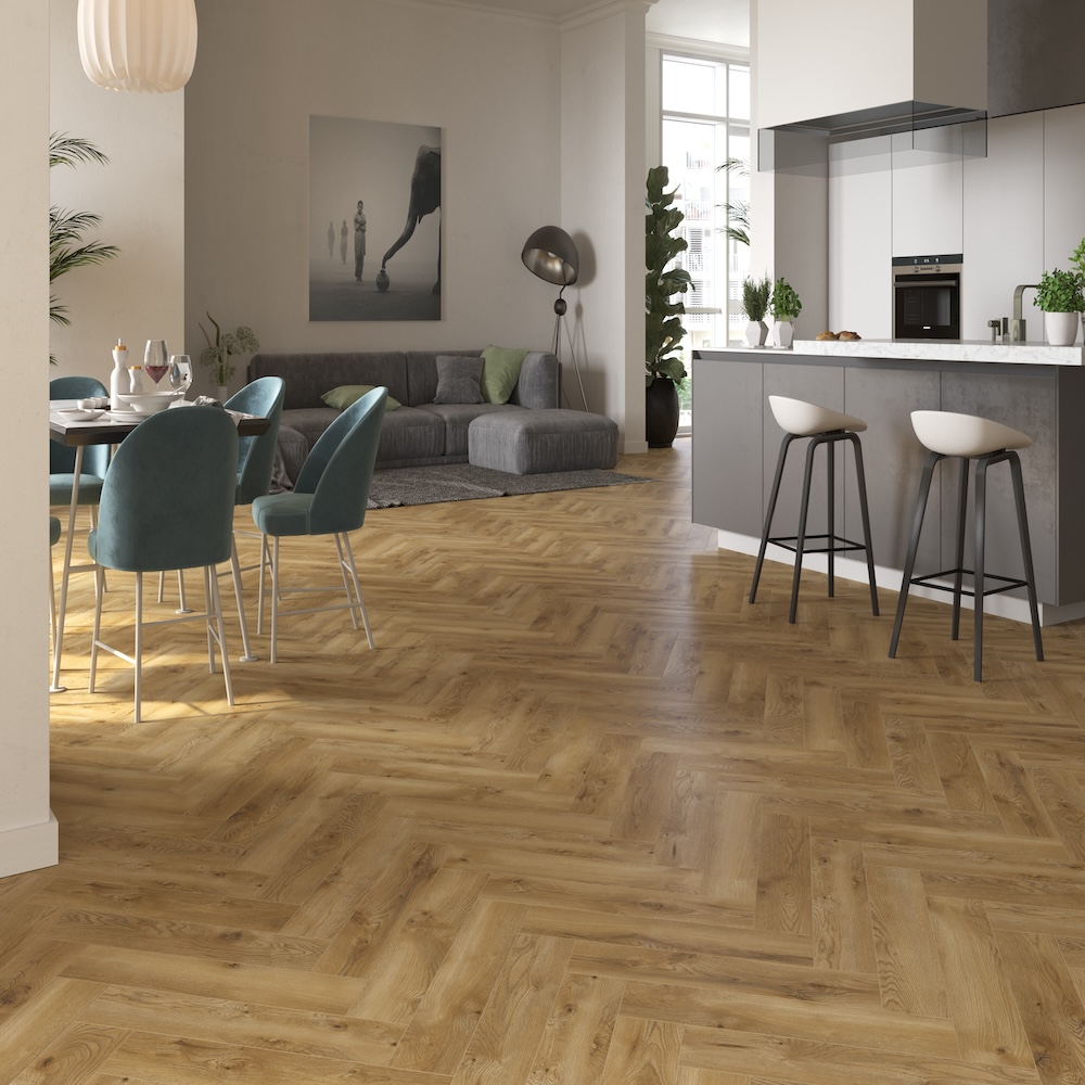 Classen 4V VILLE ALMAGRO tölgy halszálka vízálló laminált padló - designfloor.hu